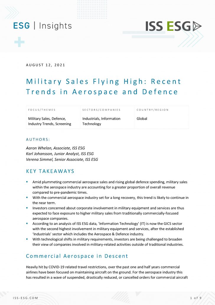 iss-esg-military-sales-flying-high-cover | ISS