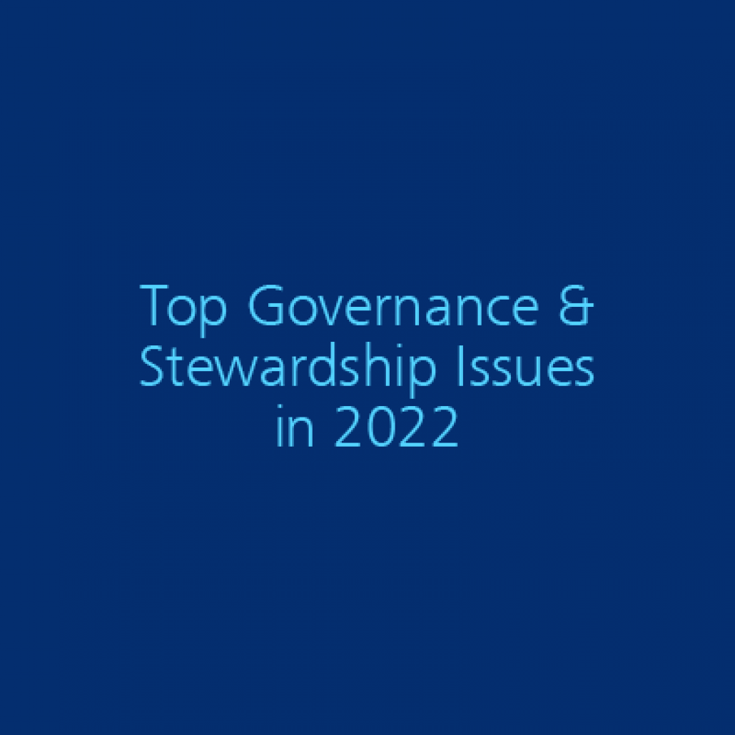 iss-top-governance-stewardship-issues-in-2022 | ISS
