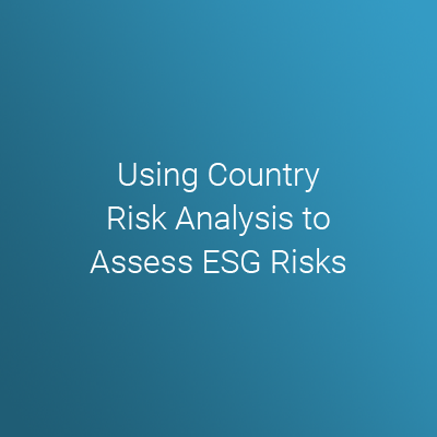 Filling the Blank Spots on the Map: Using Country Risk Analysis to ...