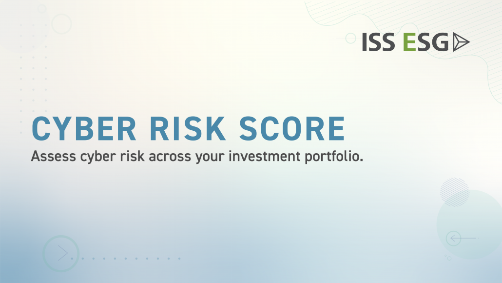CYBER RISK SCORE | ISS