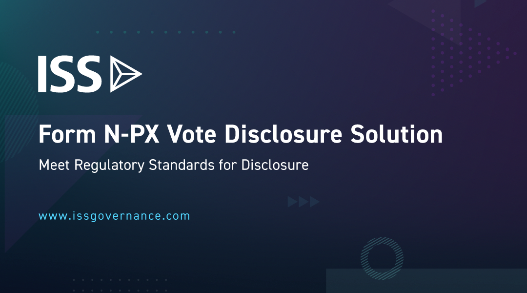ISS Proxy Voting - Vote Disclosure Services